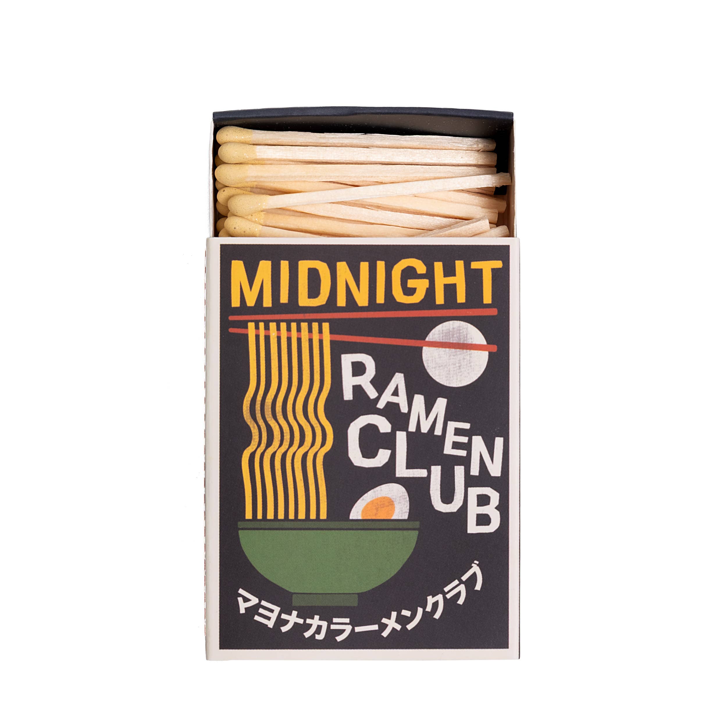 "Midnight Ramen Club" – Boxed Set, 2", 40 Safety Matches – Moonriver ...
